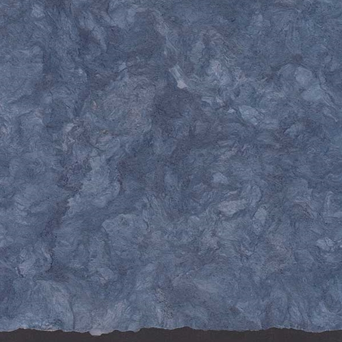 Amate Bark Paper from Mexico- Solid Azul Marino 15.5x23 Inch Sheet
