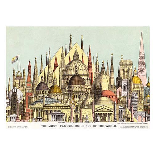 The Tallest Buildings in the World- Poster Paper 19.5 x 27.25" Sheet