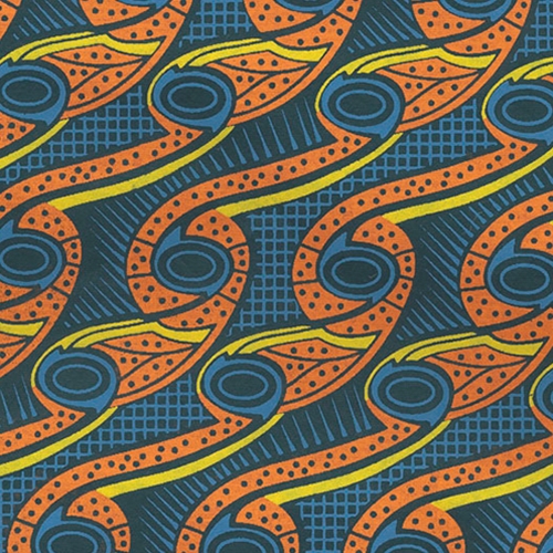 Printed Cotton Paper from India- Deco Teal 22x30 Inch Sheet