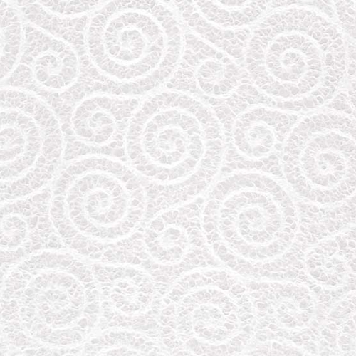 Thai Lace White Scroll - 25"x37" Sheet