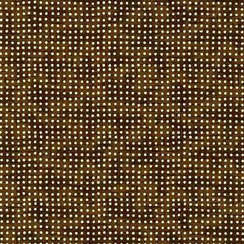 Chiyogami- White Dots on Mottled Brown 18"x24" Sheet
