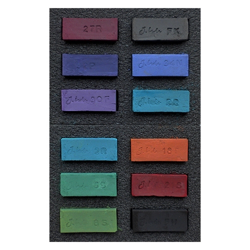 J. Luda Handmade Soft Pastels- Set of 12 Darks