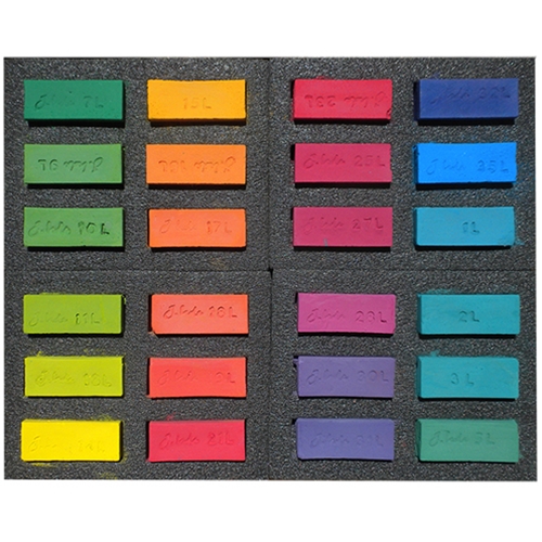 J. Luda Handmade Soft Pastels- Set of 24 Vivid Colors