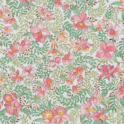 Carta Varese Florentine Paper- Florentine Trumpet Flower and Leaves ...