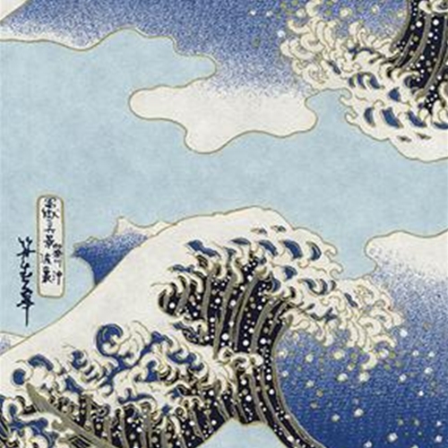 Blue Waves - 13.5"x38" Sheet