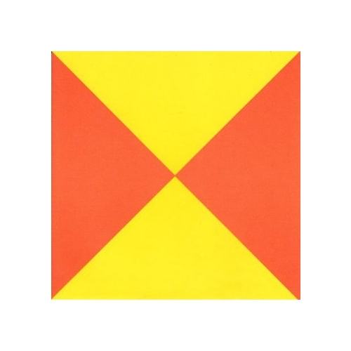 Two-tone Triangles Origami Paper