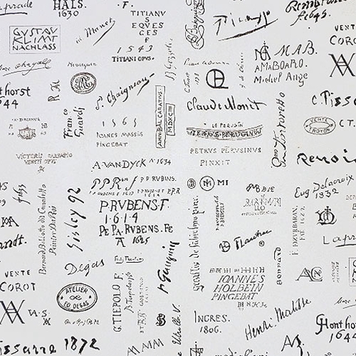 Italian Artist Signatures